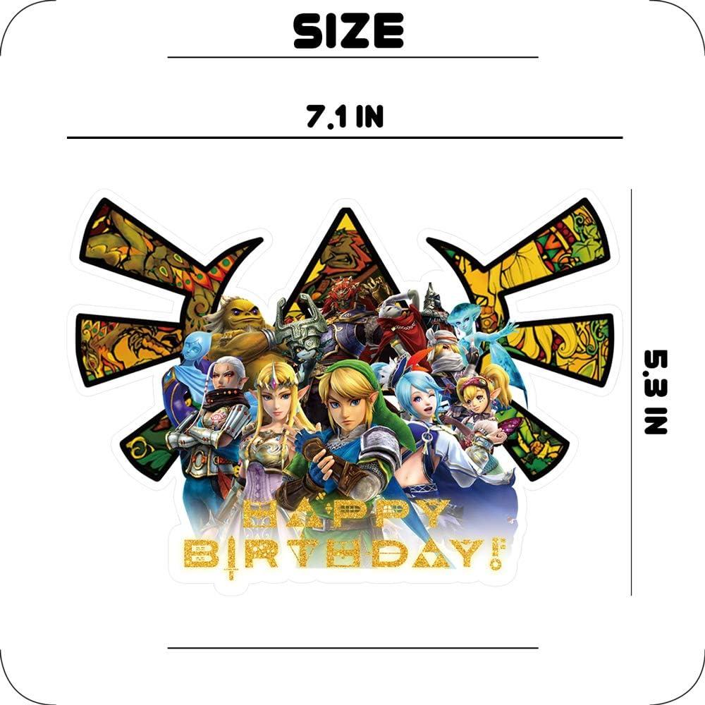 Party Supplies for Zelda Cake Topper Cupcake Toppers Theme Birthday ...