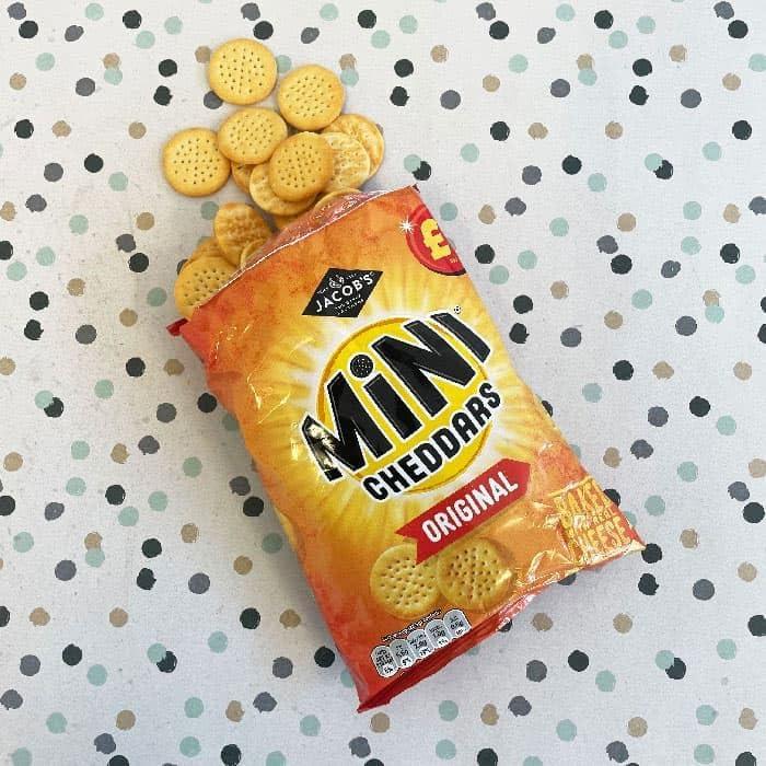 Jacob's Mini Cheddars Original 6 X 23G | Baked with Real Cheese | No ...