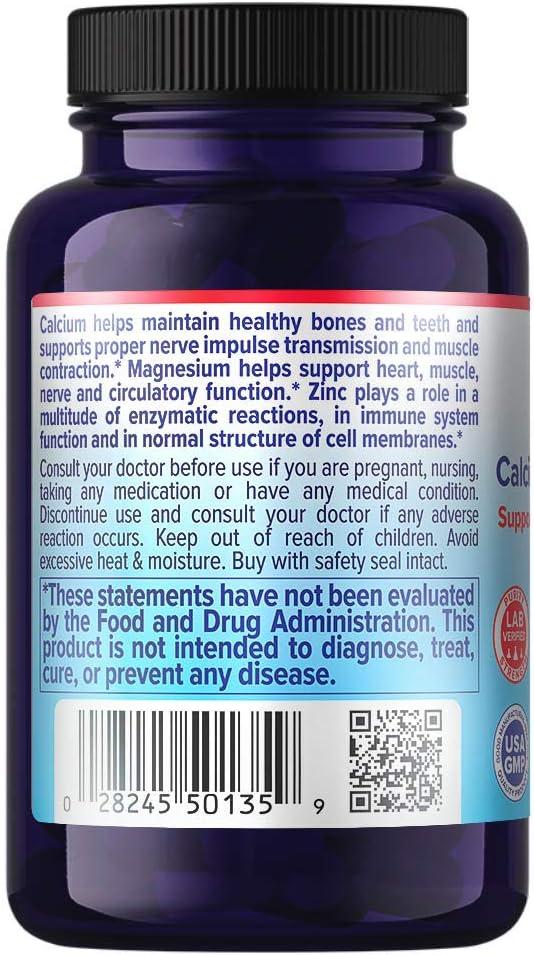 Sentinel Calcium Magnesium & Zinc for Bone Muscle & Joint Health ...