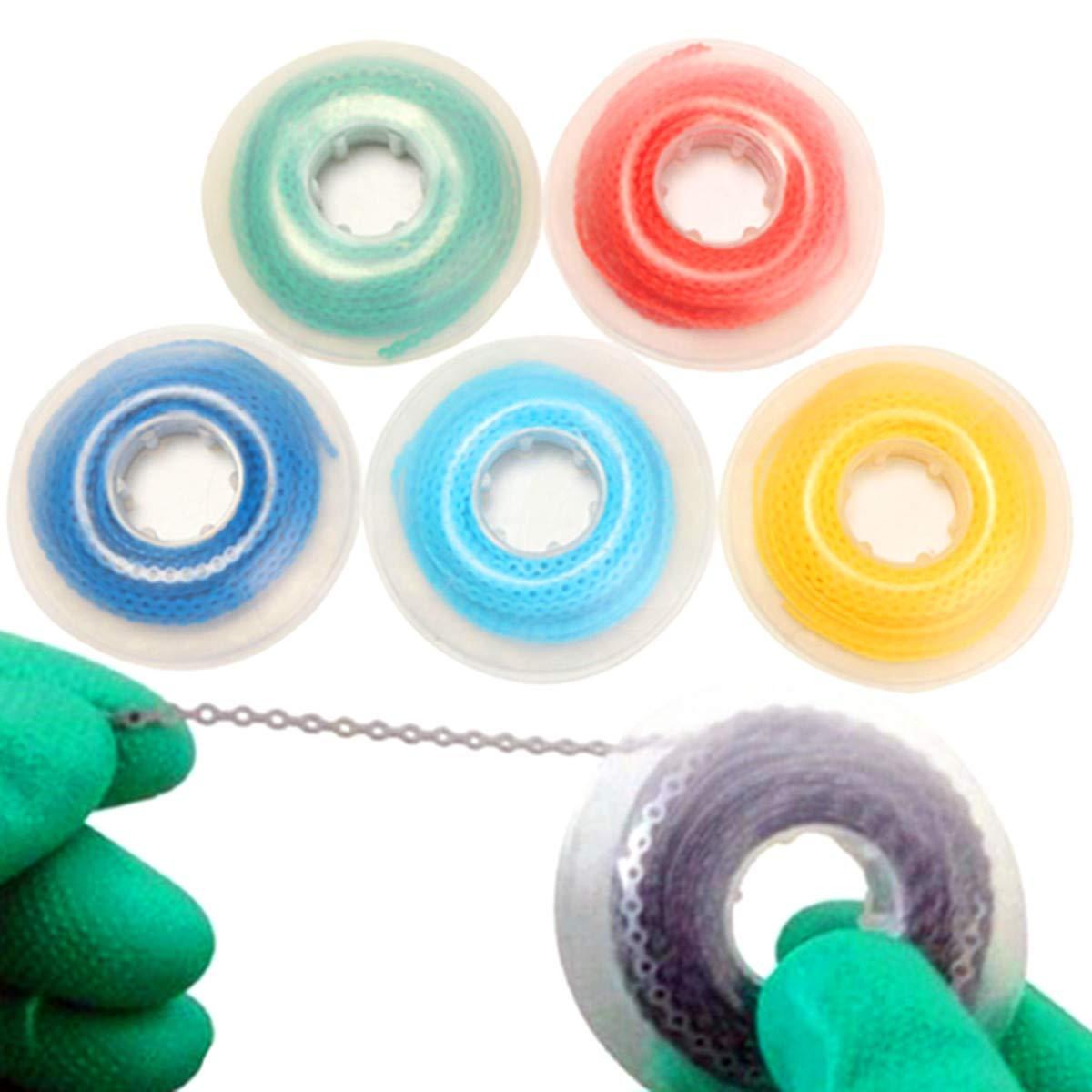 Movaly Dental Orthodontics Elastic Ultra Power Chains - 15 Ft, 6 Pcs ...