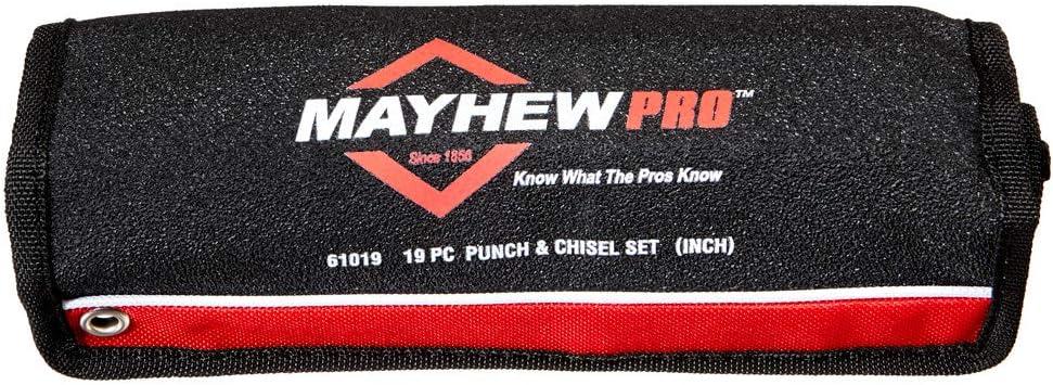 Mayhew Tools 61019 Pro Punch and Chisel Kit - 19-Piece Black Set | Buy ...