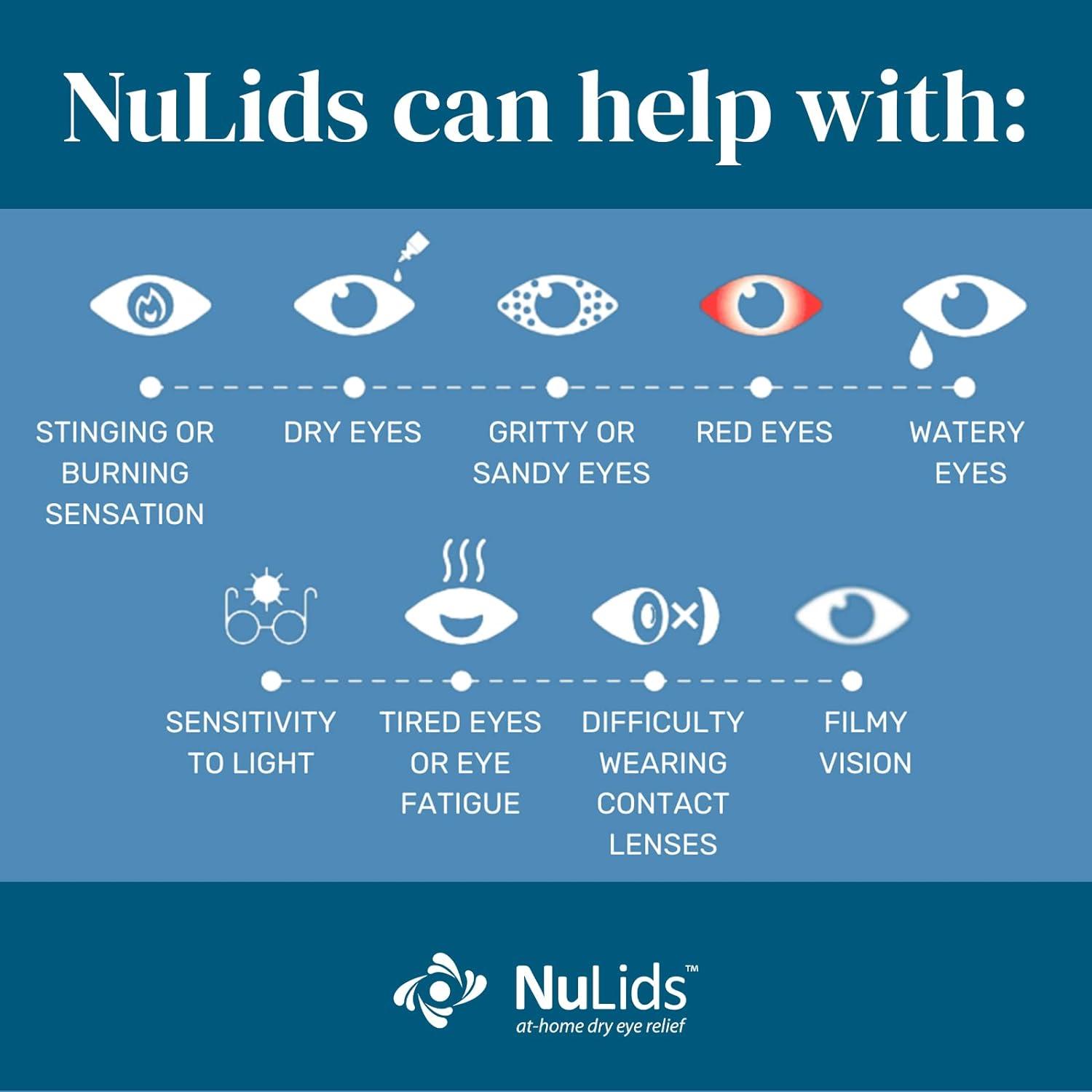 NuLids Soft Tip Lubricant - 0.34 Fl. Oz. for Dry Eye Therapy & Skin ...