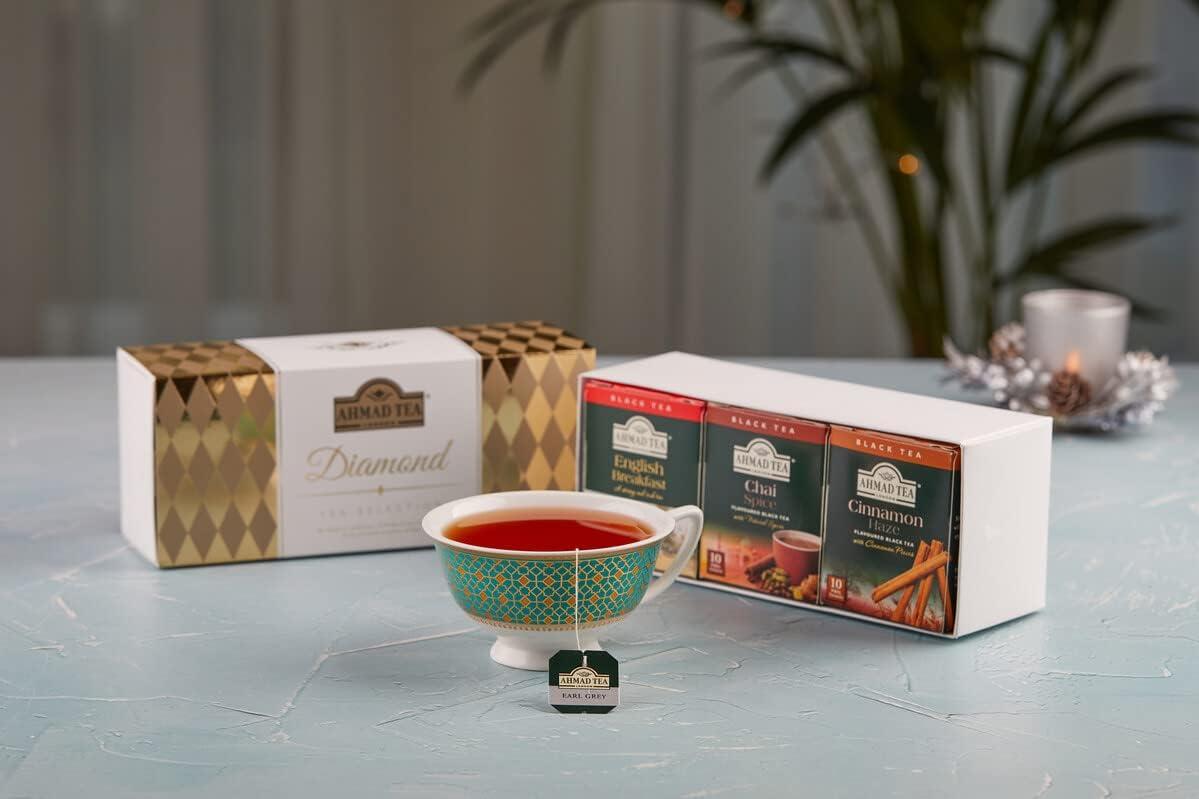 Ahmad Tea Mini Diamond Selection | Black Teas | Christmas Gift - 30 ...