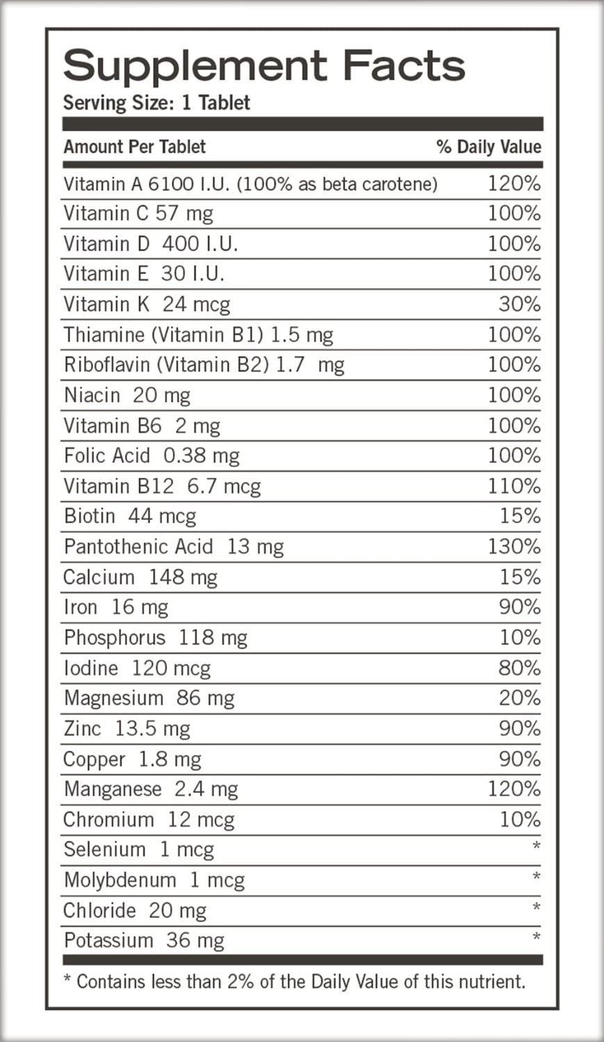 Geritol Complete Tablets - 100 Tablets | Boost Energy & Vitality | Buy ...