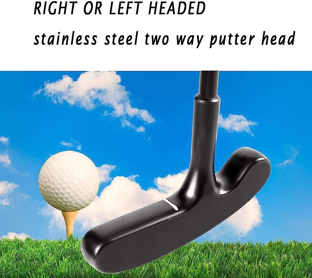 LEAGY Classic Golf Putter 35 - Two-Way Head, Rubber Grip for Male ...
