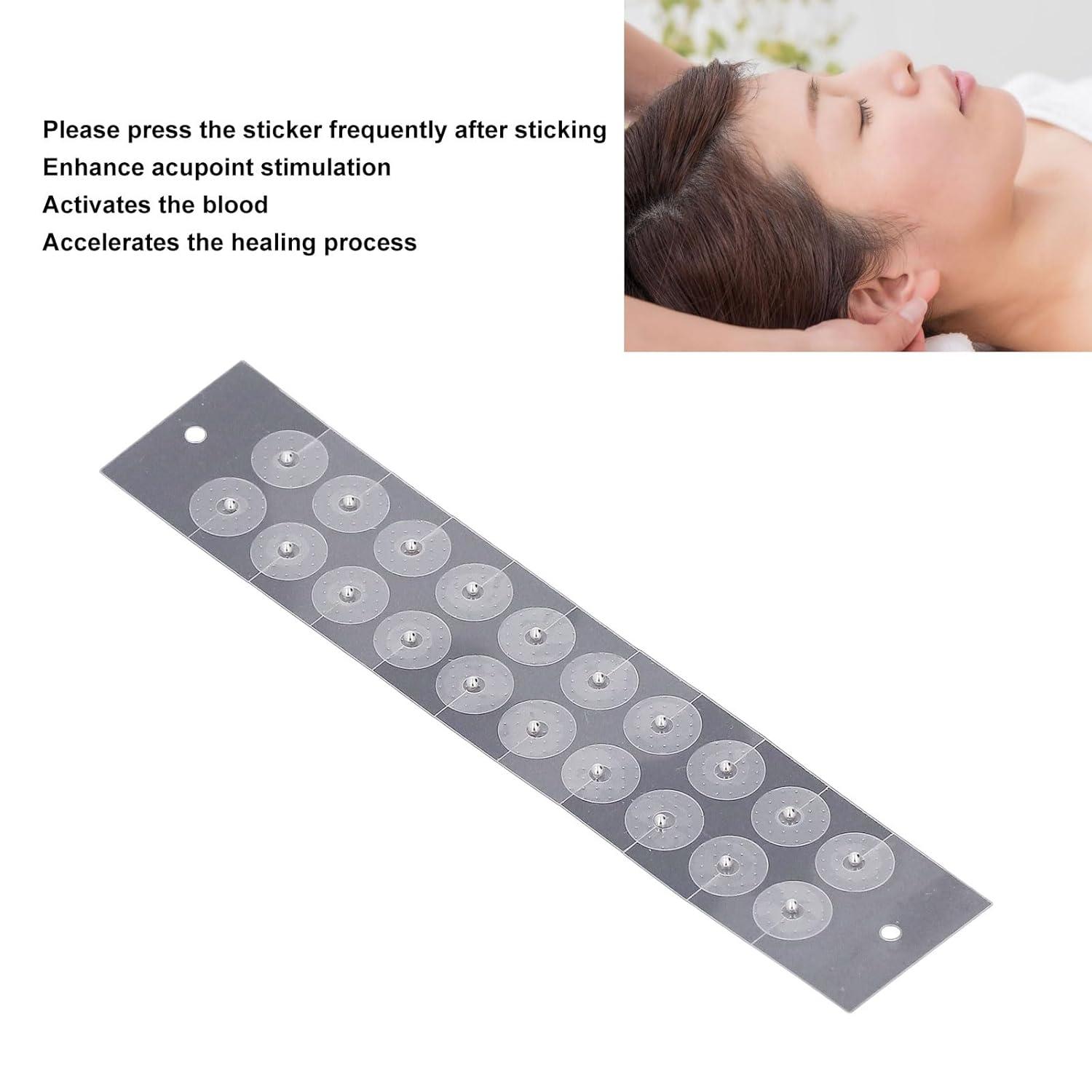 100 Ear Seeds Acupressure Stickers - Painless Relief & Auriculotherapy ...