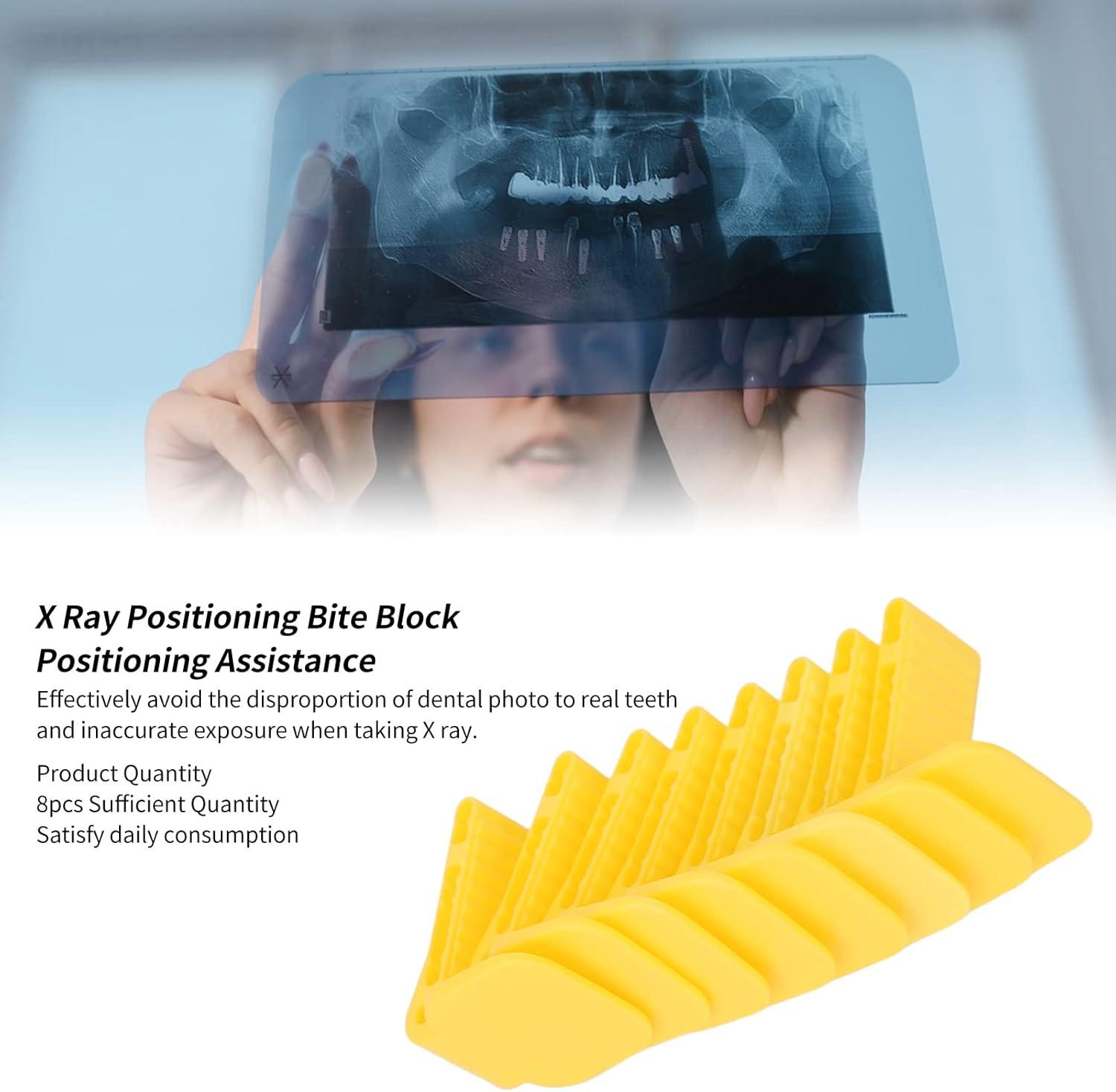 8 Pack X-Ray Bite Block Mouth Rests - Heat Resistant Positioning System ...