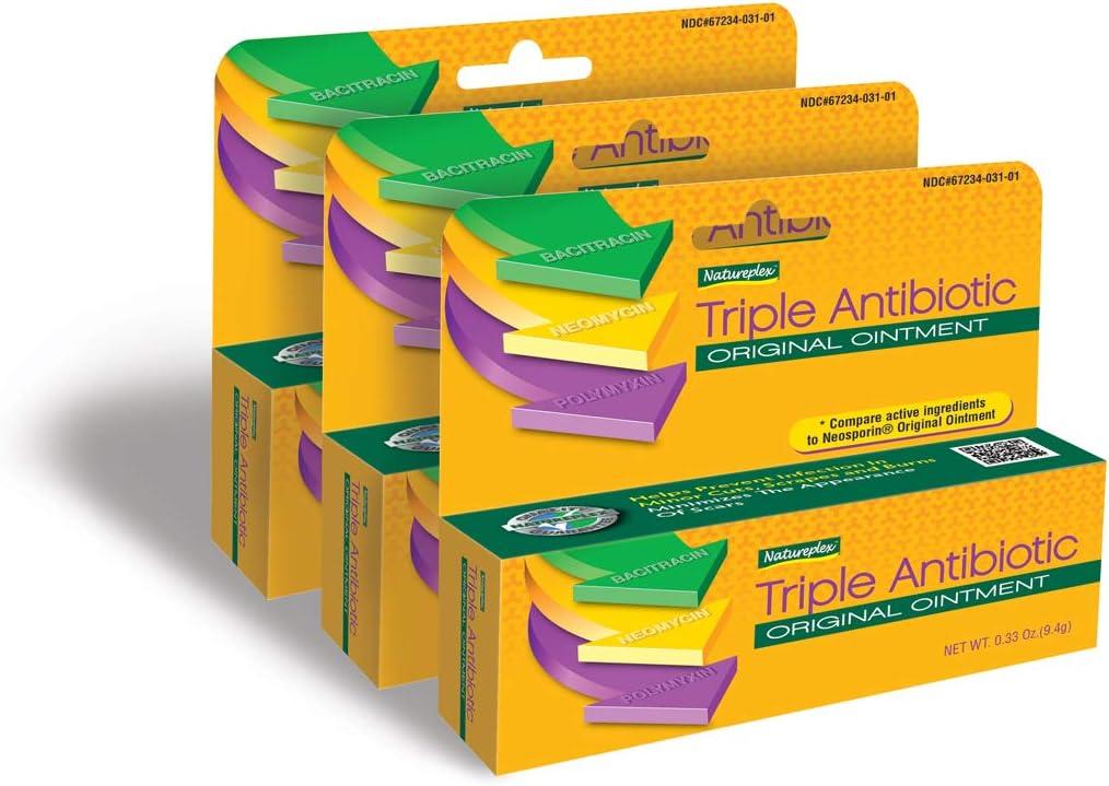 Natureplex Triple Antibiotic Original Ointment 0.33 oz Tube - 2 Pack ...