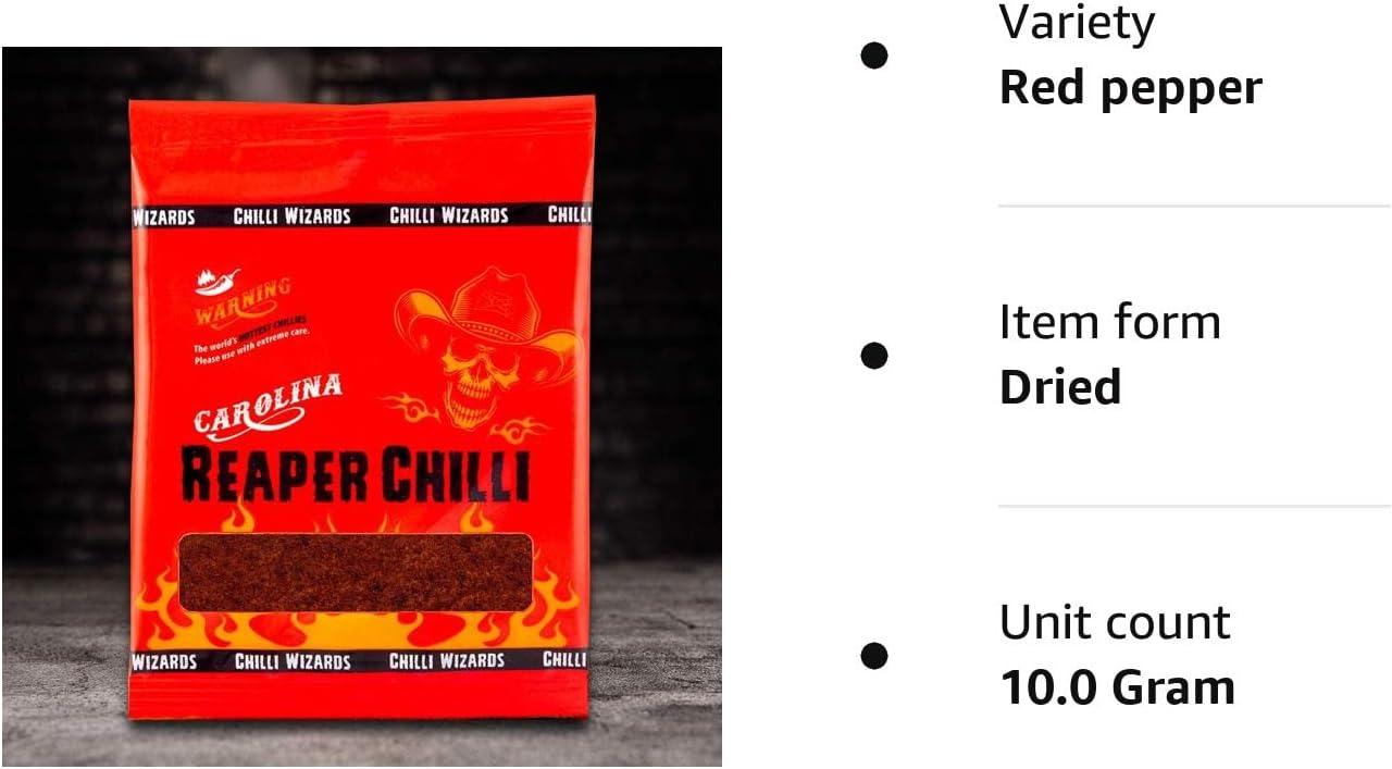 Carolina Reaper Chilli Powder - Ultra-Hot 2 Million SHU - 10g | Buy Now ...
