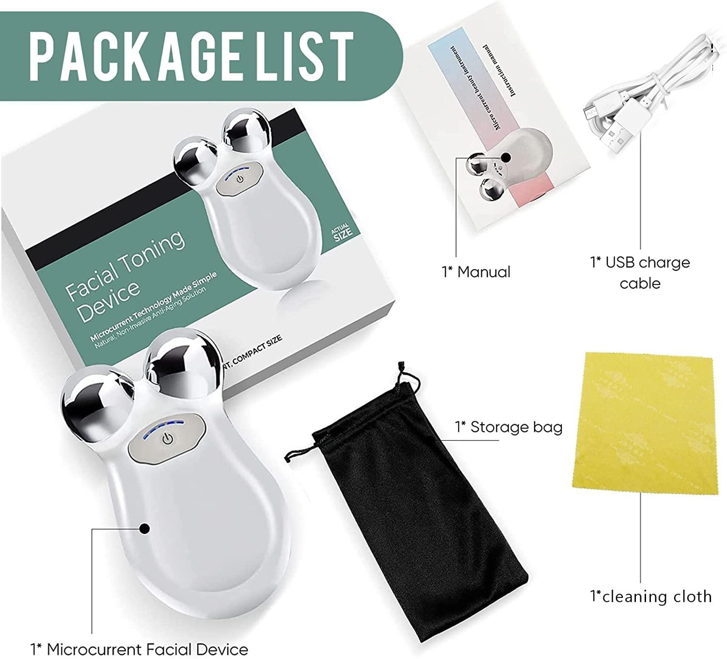 Microcurrent Facial Device Cooling Gel 2023 New Lift The face and ...