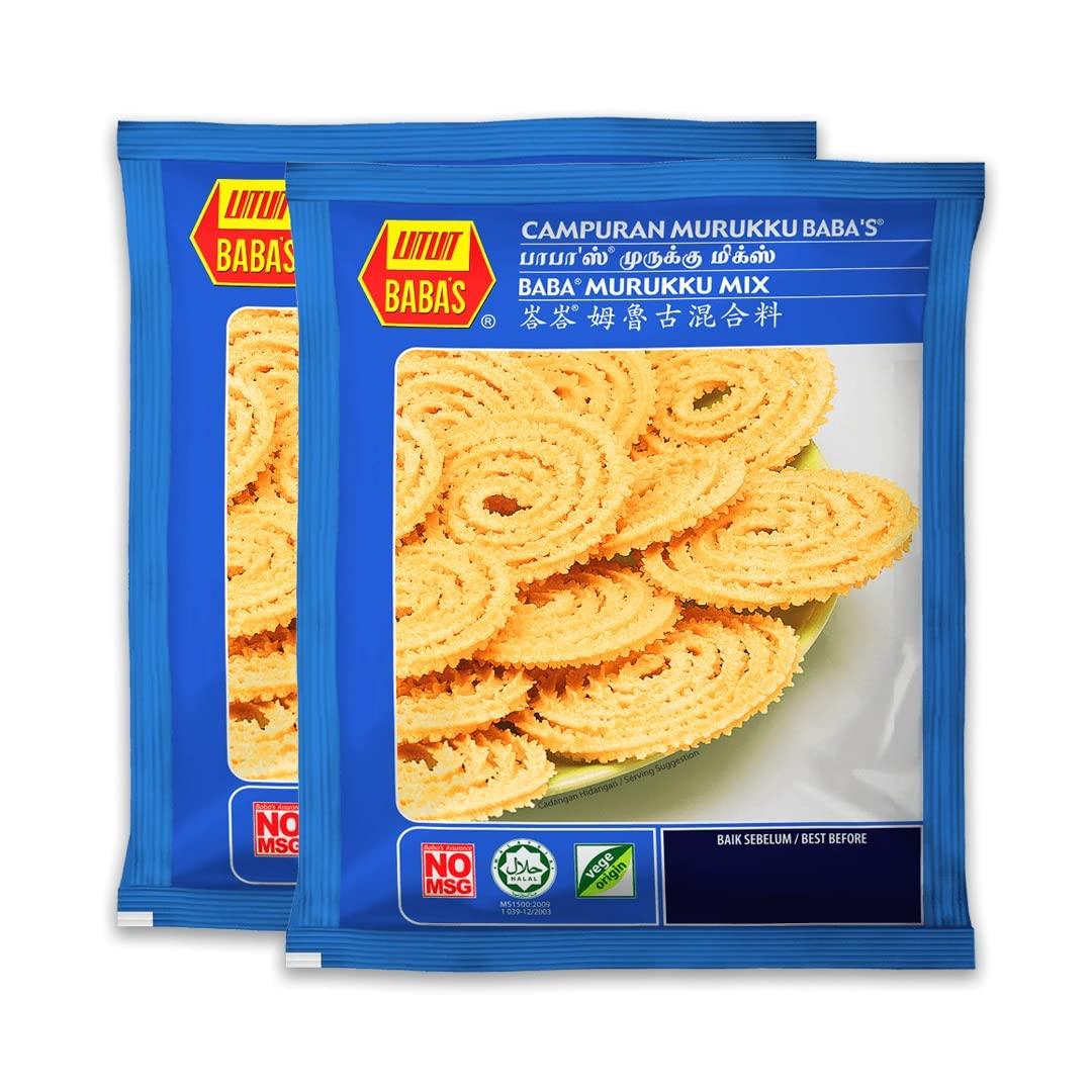 Baba's Murukku Mix | 500G | Indian Spicy Snacks | Ready To Eat ...