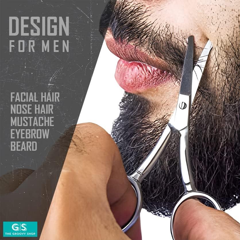 mens beard scissors