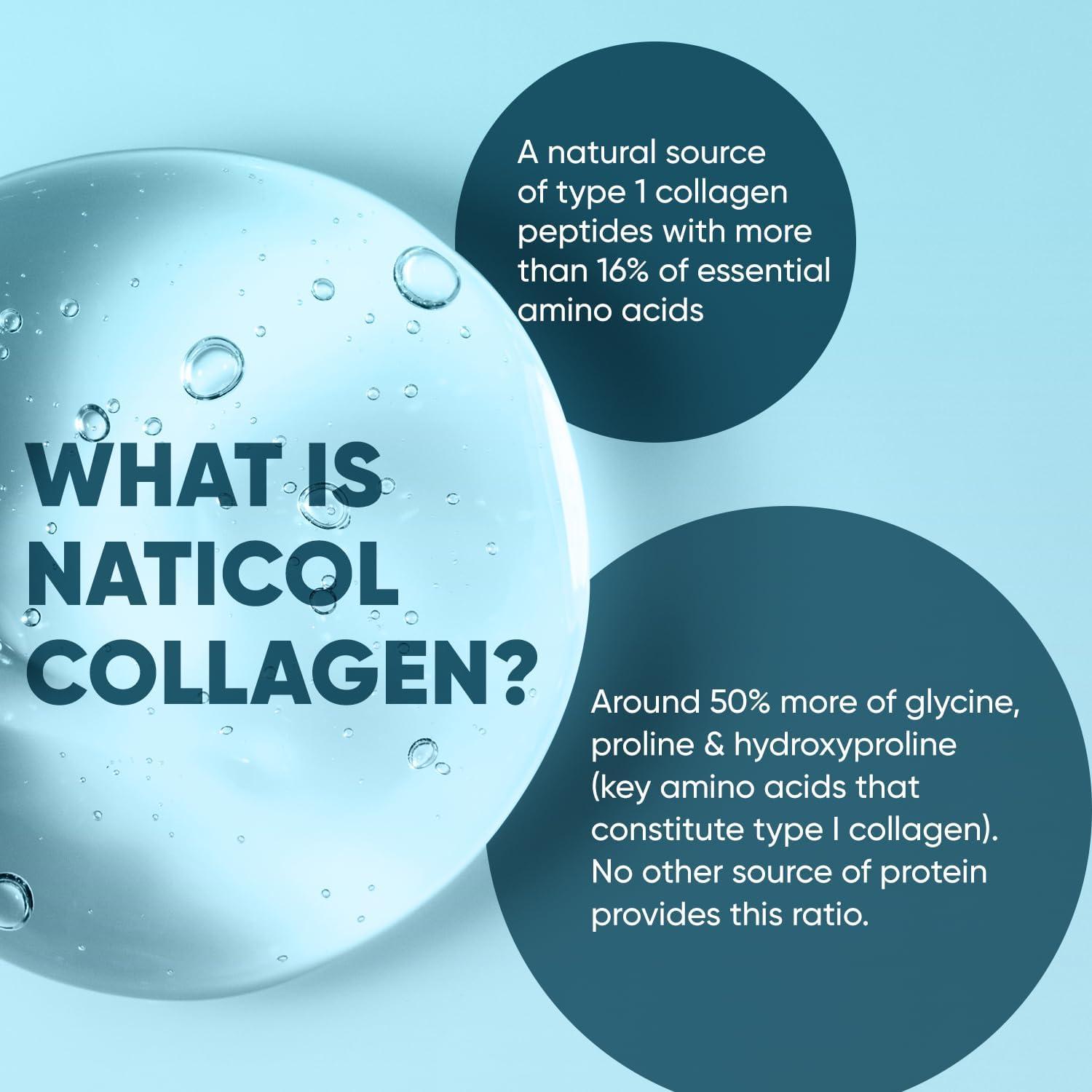 Marine Collagen Capsules 1455mg - Naticol Type 1 Collagen with ...