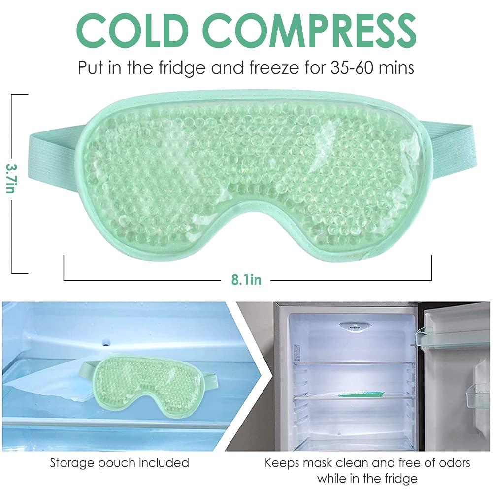 Cooling Eye Mask Gel | Relieve Migraines Swollen & Dry Eyes ...