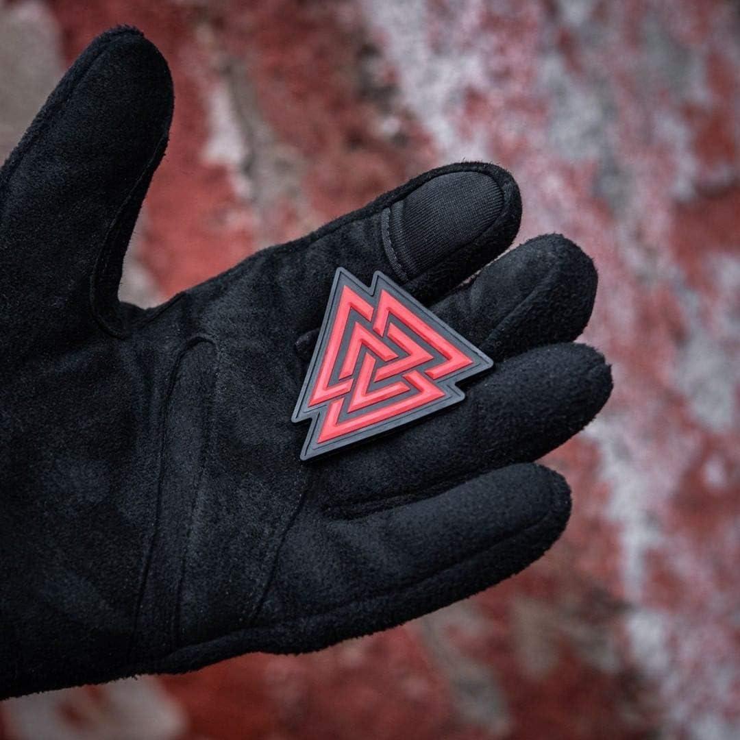 M-Tac Valknut Viking Norse Rune Morale Patch - Red PVC Military ...