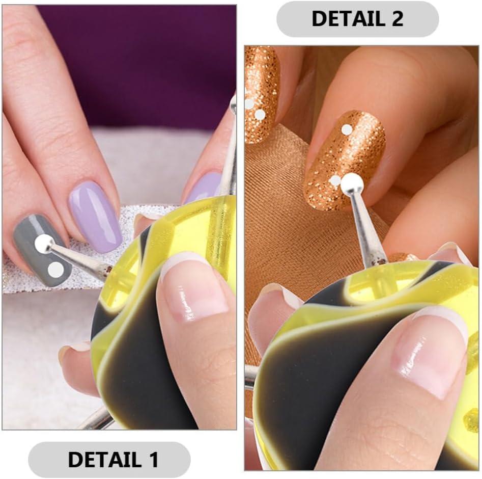 Beaupretty 6 in 1 Circular Dotting Tools 2pcs Nail Design Dotting Pen ...
