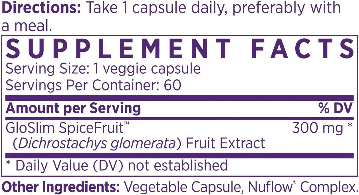 NAOMI GloSlim SpiceFruit Non-Stimulant Weight Management Supplement ...