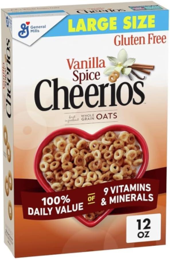 General Mills Vanilla Spice Cheerios Cereal 12oz (340g) | Made with ...