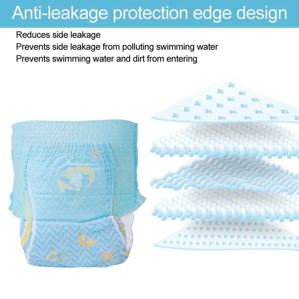 3 Pack Reusable Baby Swim Diapers - Waterproof Infant Swim Diapers for ...