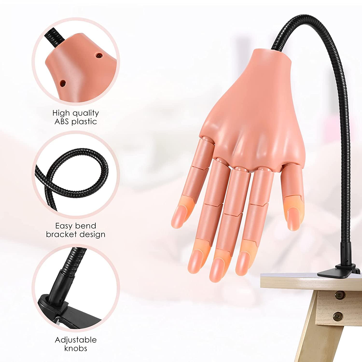 Acrylic Nails Practice Hand | Mannequin Hands for Nail Training | Buy ...