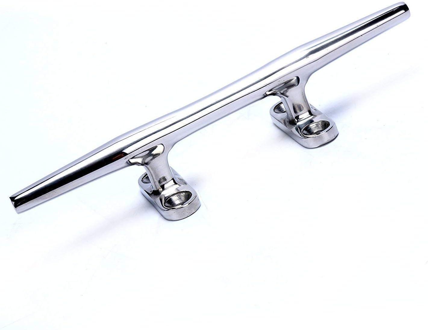 Amarine Made 6 Inch Stainless Steel Boat Cleat - Open Base Rope Dock ...