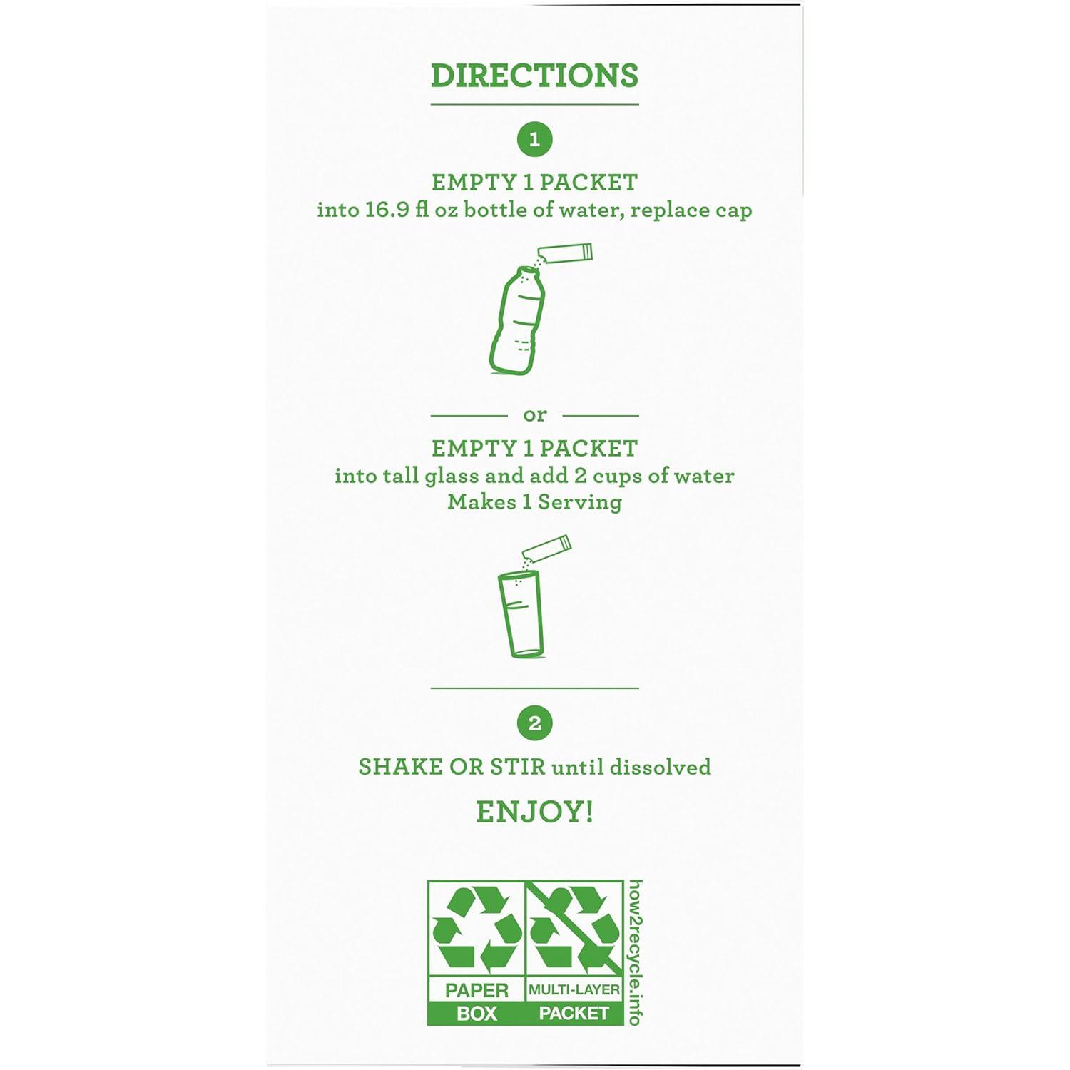 Crystal Light Pure Energy Mixed Berry On-The-Go Powder 48 ct ...