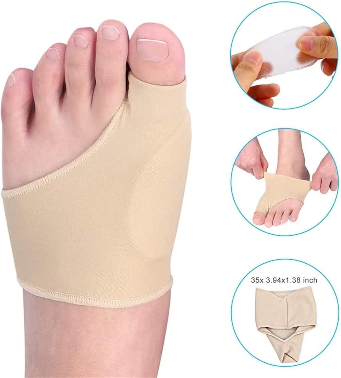 Hallux Valgus Toe Spreader Set - Silicone Toe Brace & Correction Splint ...