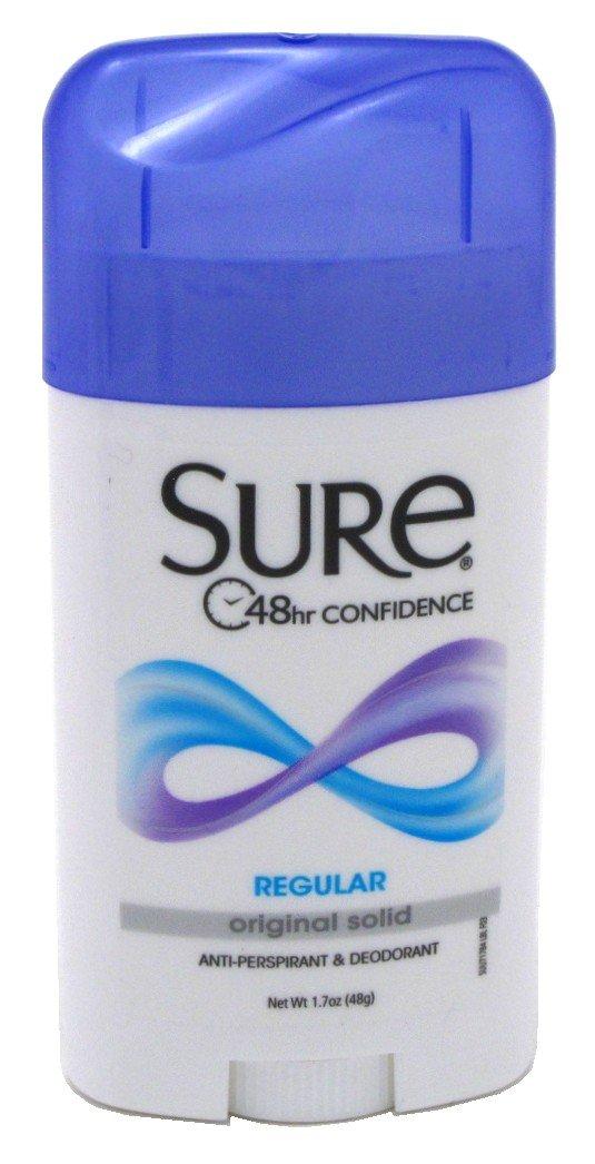 Sure Deodorant 1.7 oz Original Solid - Long-Lasting Protection | Buy ...