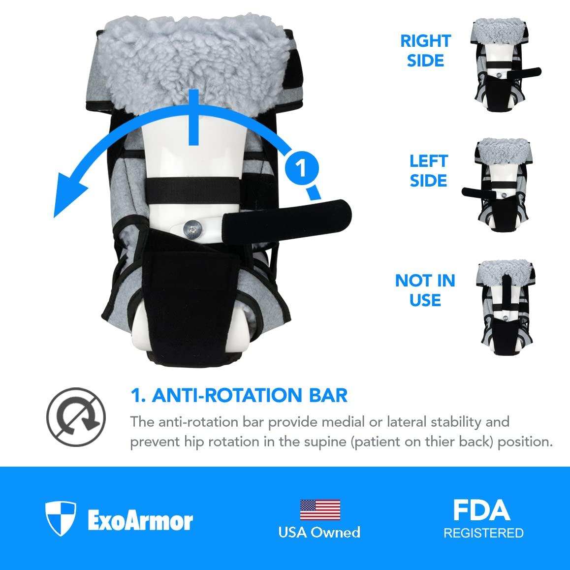 ExoArmor Podus Boot: Heel Pressure Relief, Foot Drop Support & Hip ...