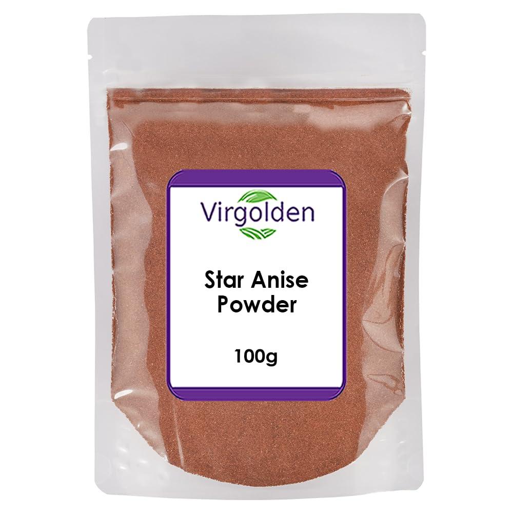 Virgolden Star Anise Powder 100g - Premium Quality Spice for Culinary ...