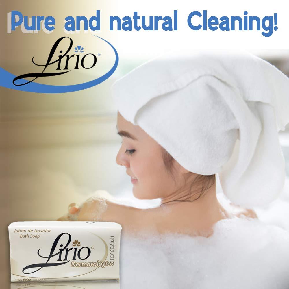Lirio Dermatologico Glycerin Enriched Antibacterial Bar Soap 5.3 Oz ...