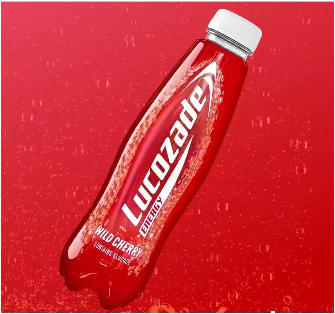 Lucozade Energy Wild Cherry 900ml - Refreshing Cherry Drink (Pack of 1 ...