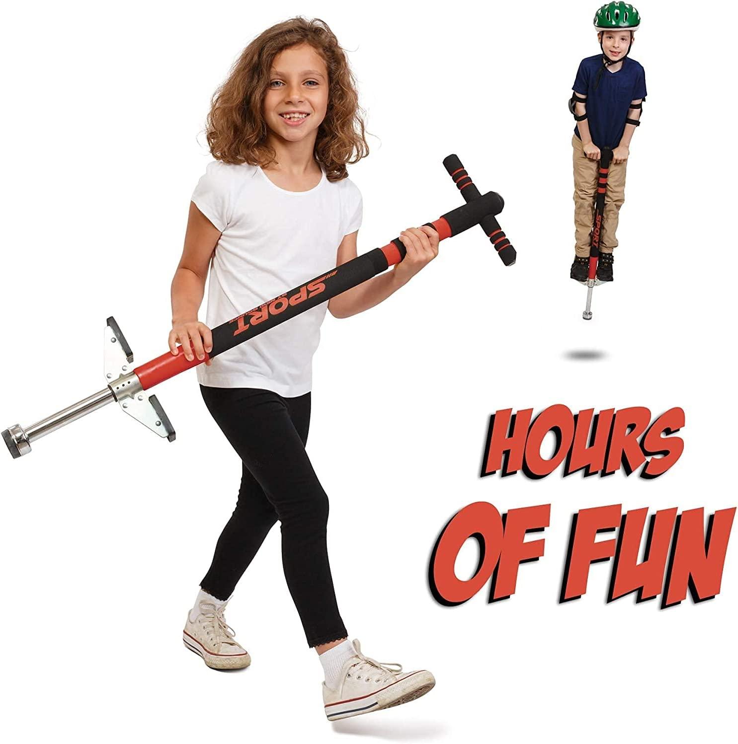 New Bounce Pogo Stick for Kids - Sport Edition, 40-80 Lbs - Easy Grip ...