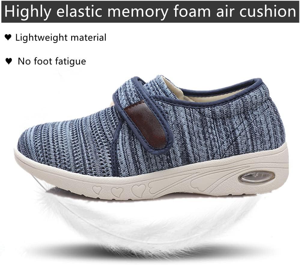GSFY Women's Diabetic Shoes Wide Width Edema Shoes with Adjustable ...