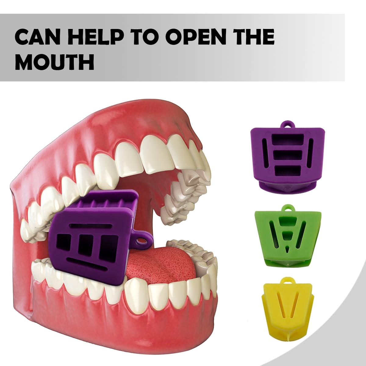 Lnq Luniqi Tooth Bite Mouth Opener - Silicone Orthodontic Bite Block ...