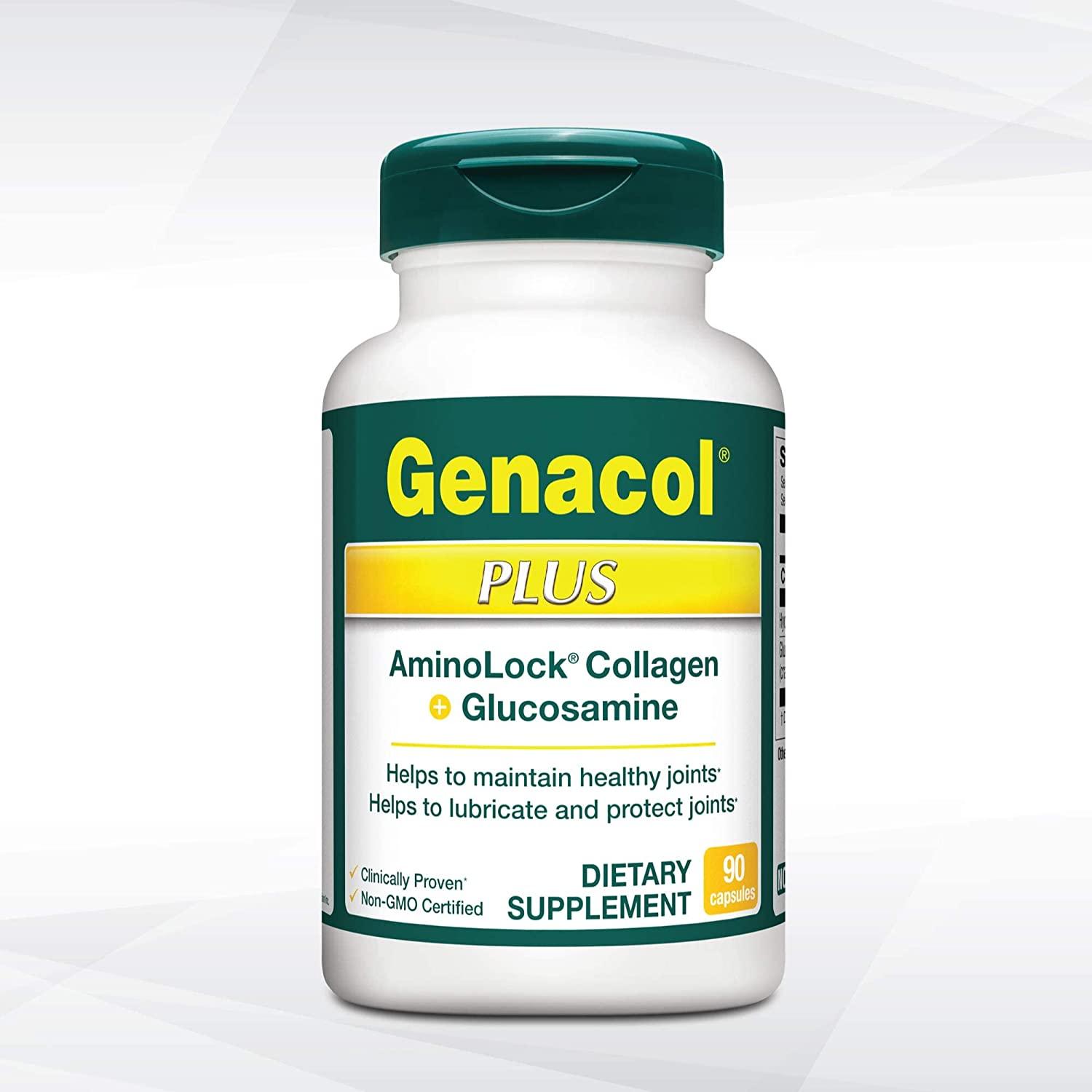 GENACOL Plus Glucosamine & Collagen Joint Supplement - 90 Capsules ...