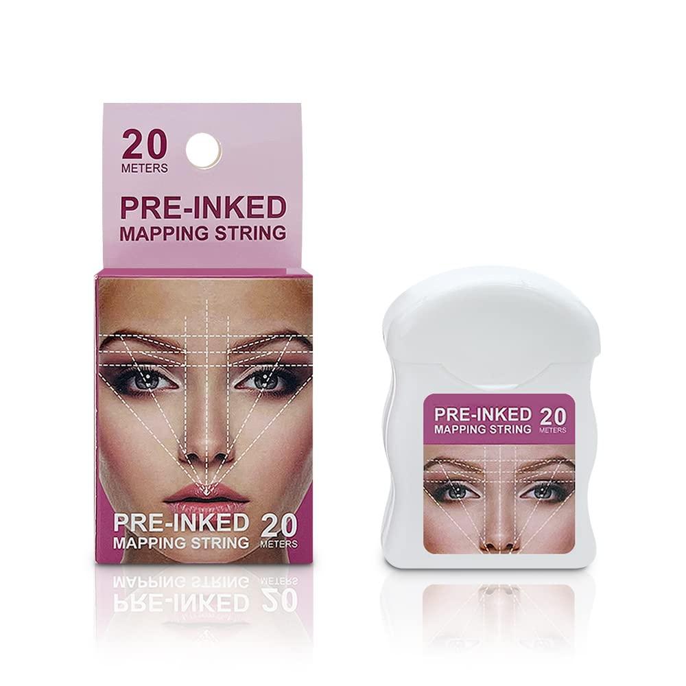 Pinkiou Eyebrow Mapping String for Microblading | Pre-Inked Brow Map ...