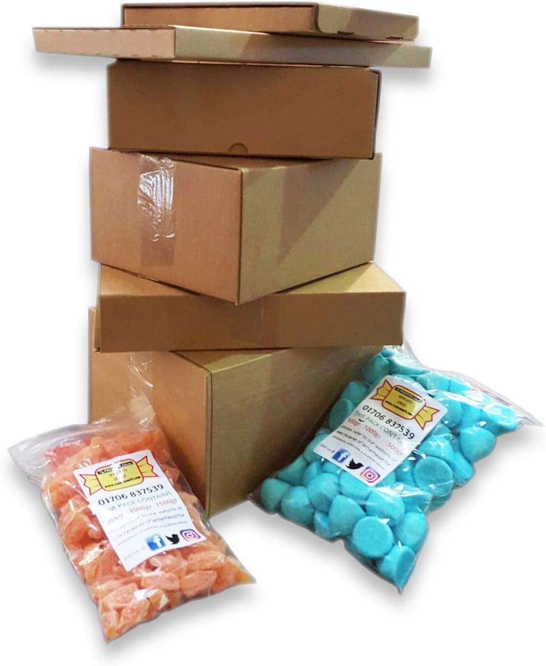 Strawberry Dream Puffs Sweets Pink and White Sugared Foam Sweets (400g ...