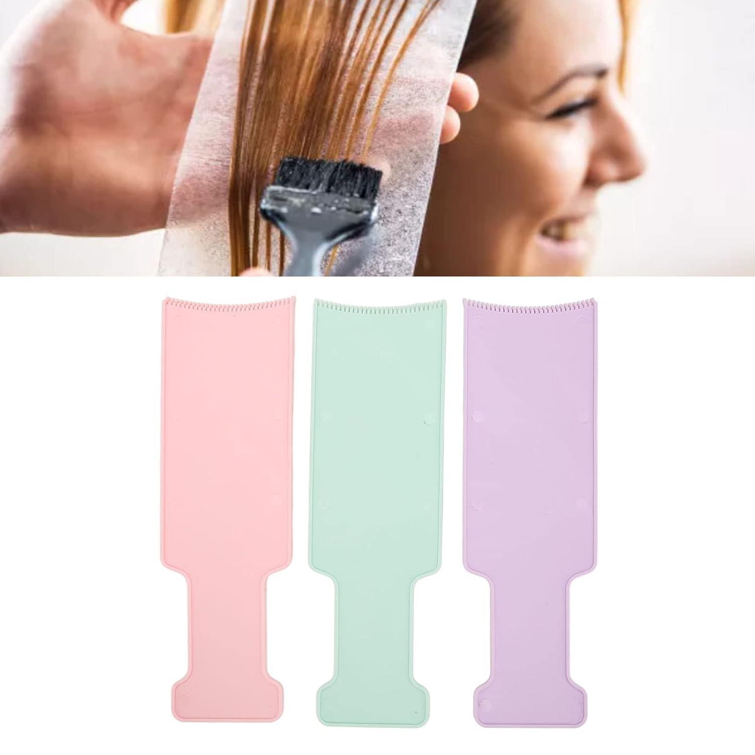 Balayage Highlighting Paddle Set - 3 Color Hair Dye Foil Board with ...