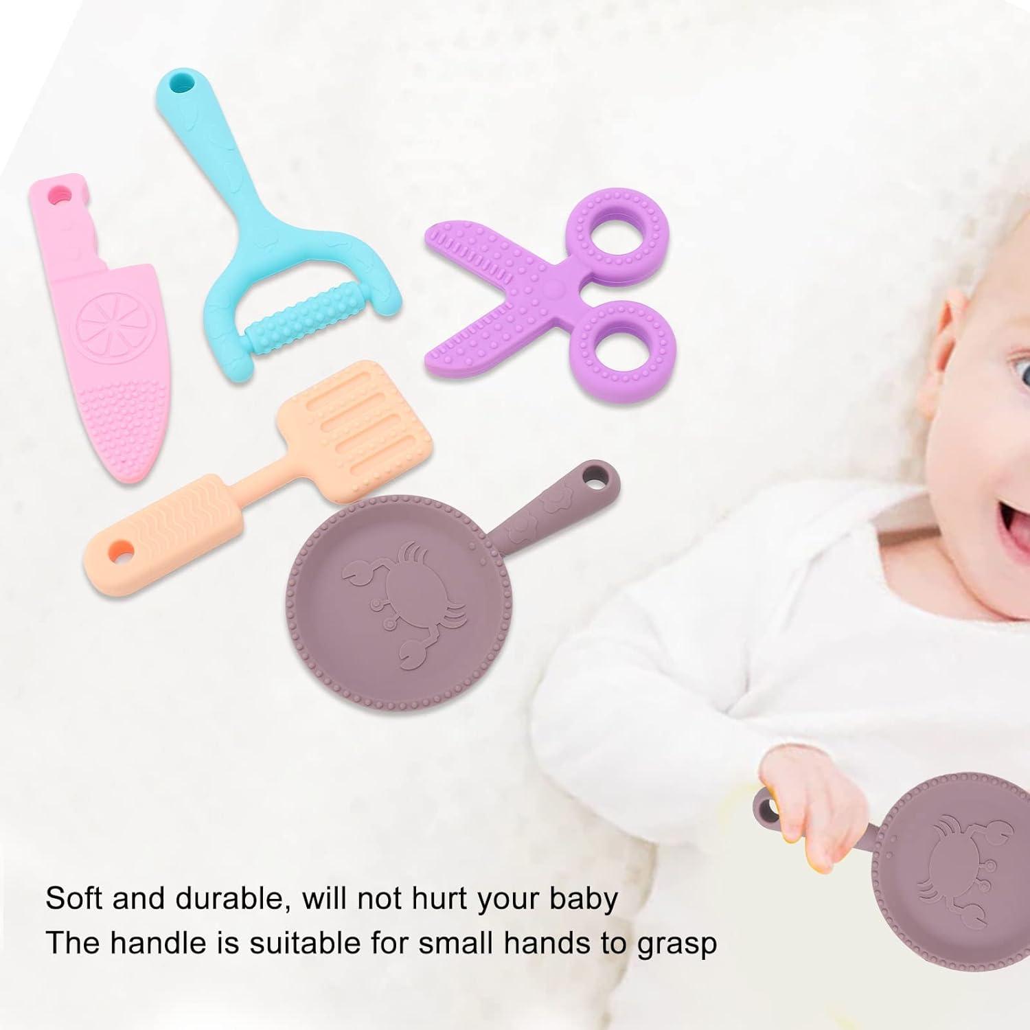 Soft Baby Teething Toy for Hand-Eye Coordination and Textural Play ...