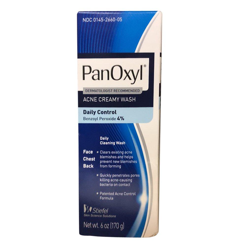 PanOxyl Acne Cream Wash Daily Control 6oz - 4 Boxes | Fast ...