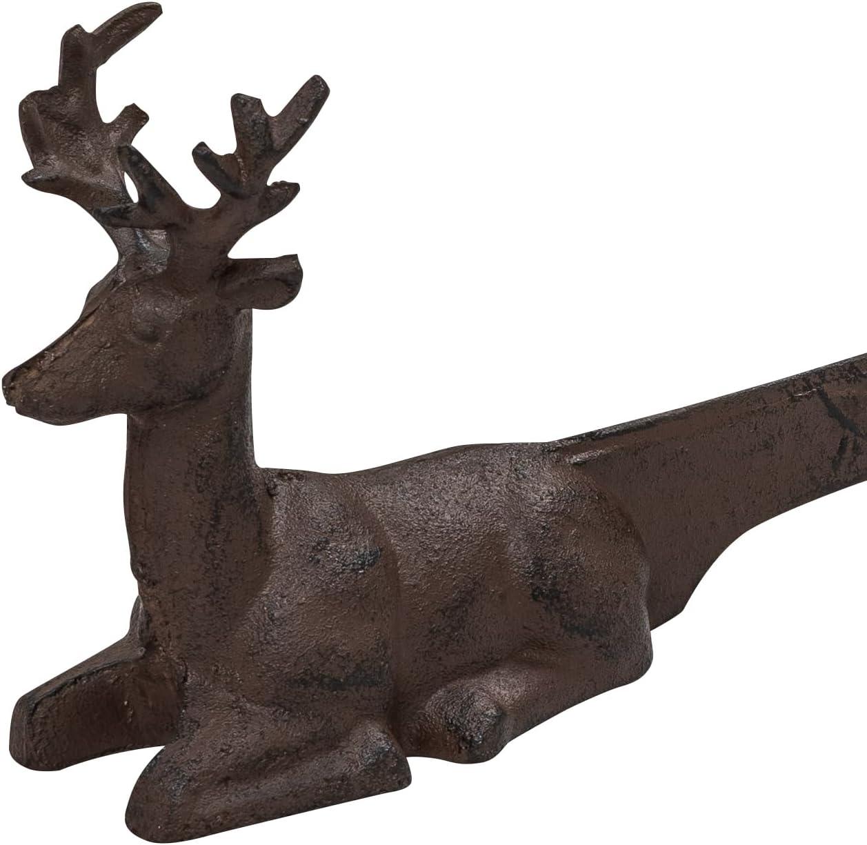 Woodside Outdoor Garden Novelty Deer/Stag Boot Scraper Cast Iron Shoe ...