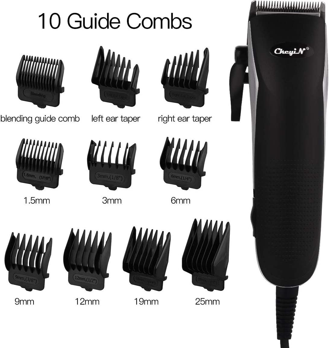 CkeyiN Professional Corded Hair Cutting Kit for Men | Barbers Grooming ...