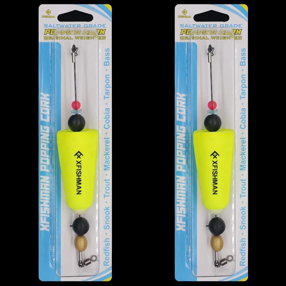 Fishing Popping Corks for Saltwater - Red Fish Popper for Carolina Rig ...