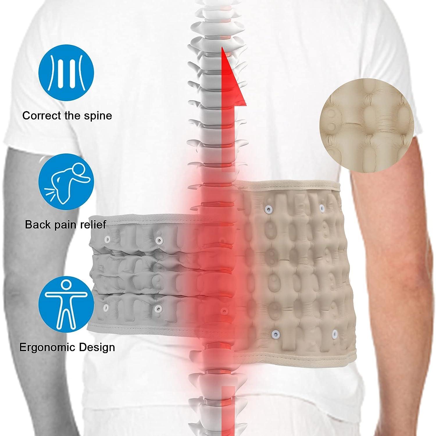 GINEKOO Spinal Air Traction Belt for Lower Back Pain Relief ...