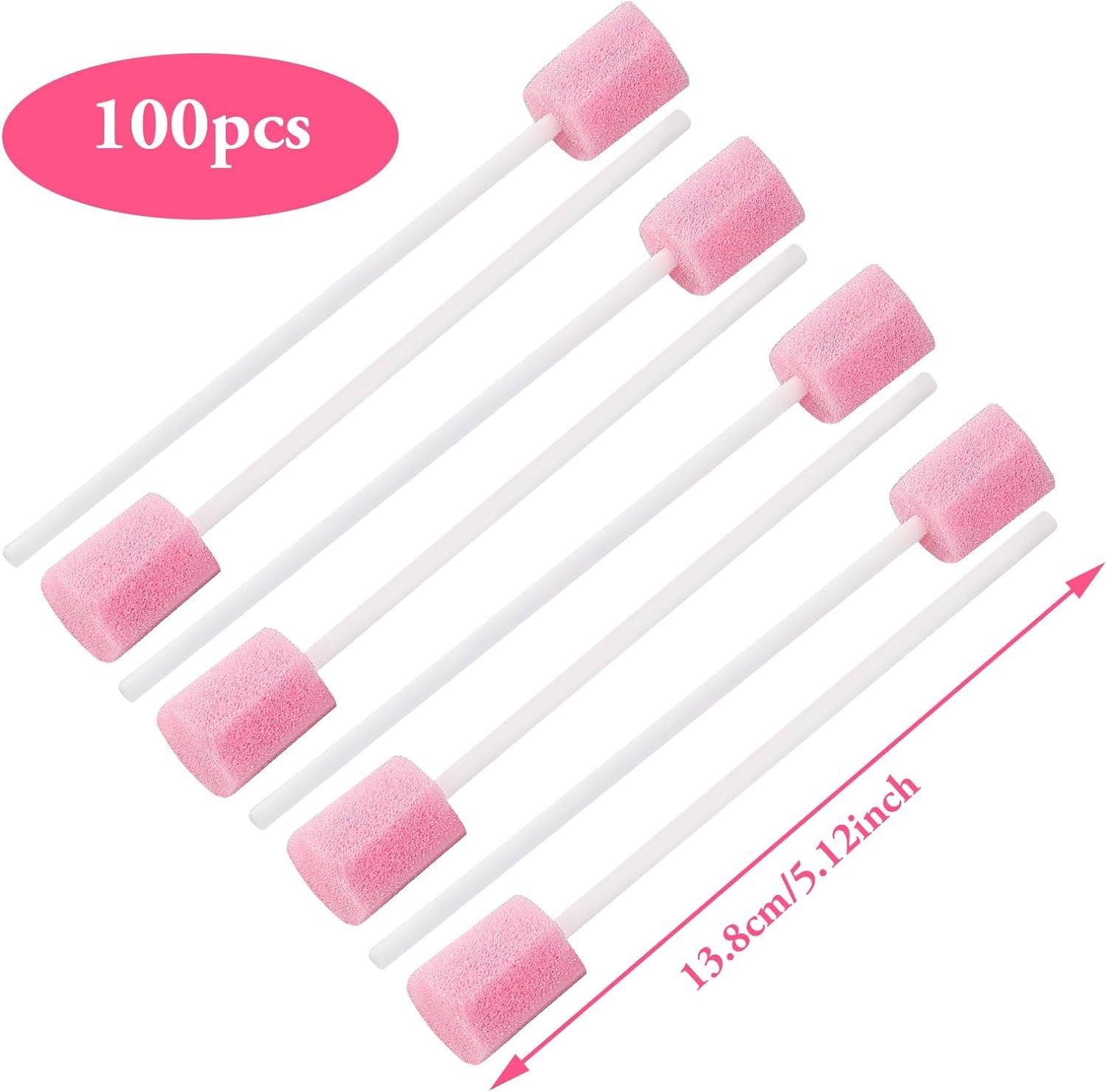 100PCS Oral Swabs Dental Sponge Swab for End of Life Care | Disposable ...