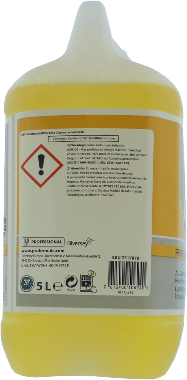 Cif Professional All Purpose Cleaner Lemon 5L | Buy Now with Express ...