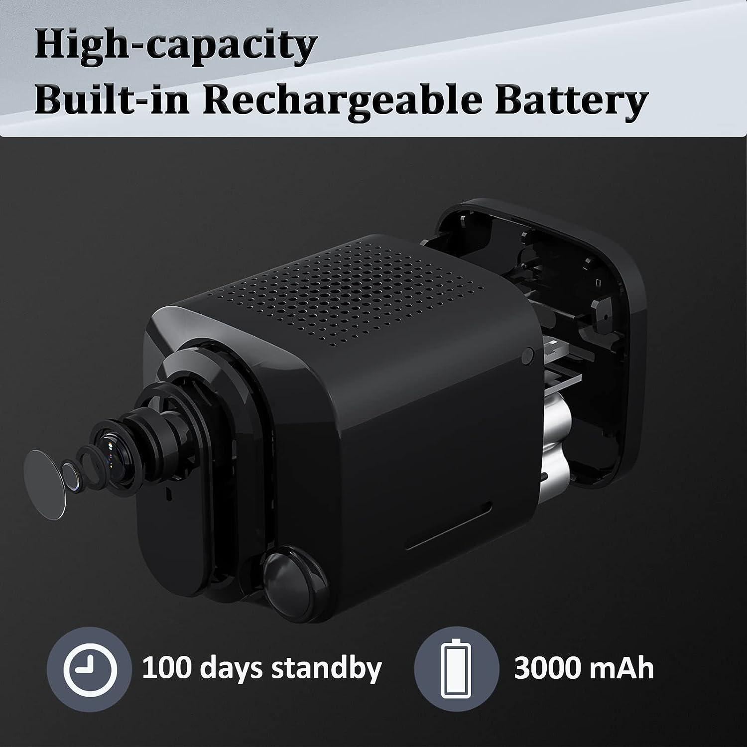 4K WiFi Mini Spy Camera - Wireless Hidden Nanny Cam for Home Security ...