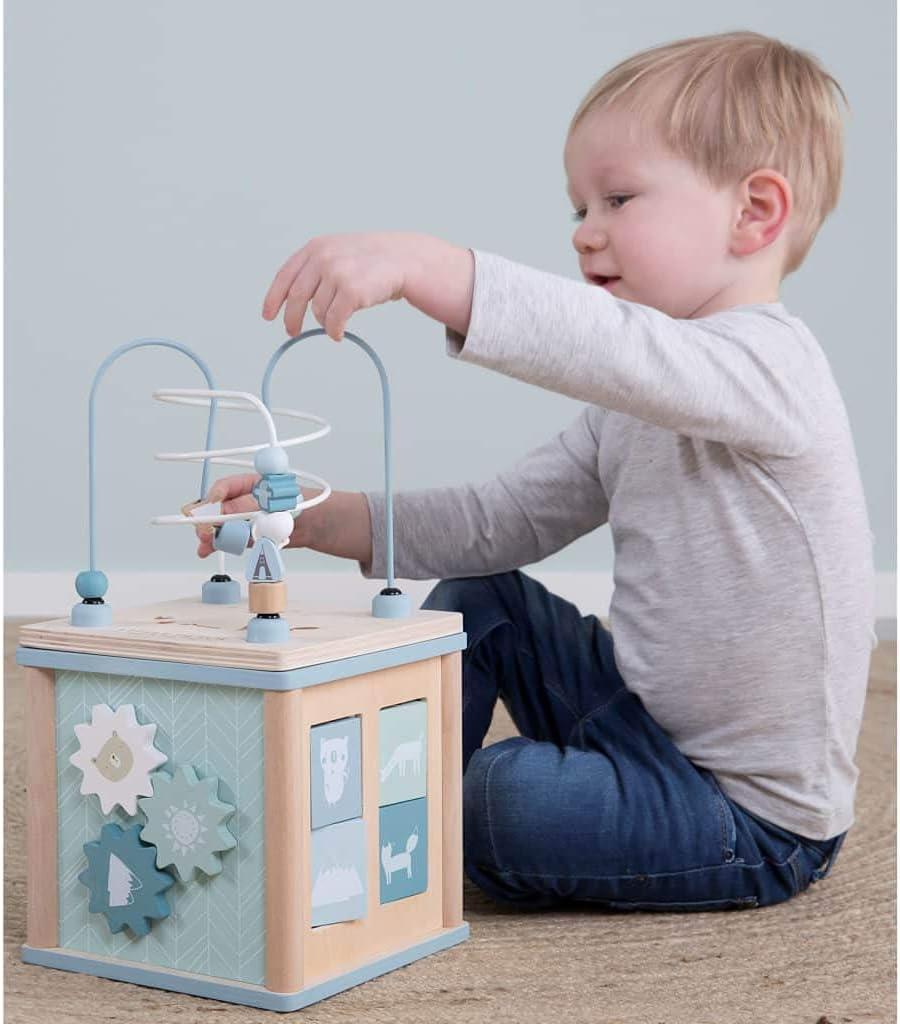 Little Dutch Activity Cube - Blue Motor Skills Loop Adventure for Kids ...