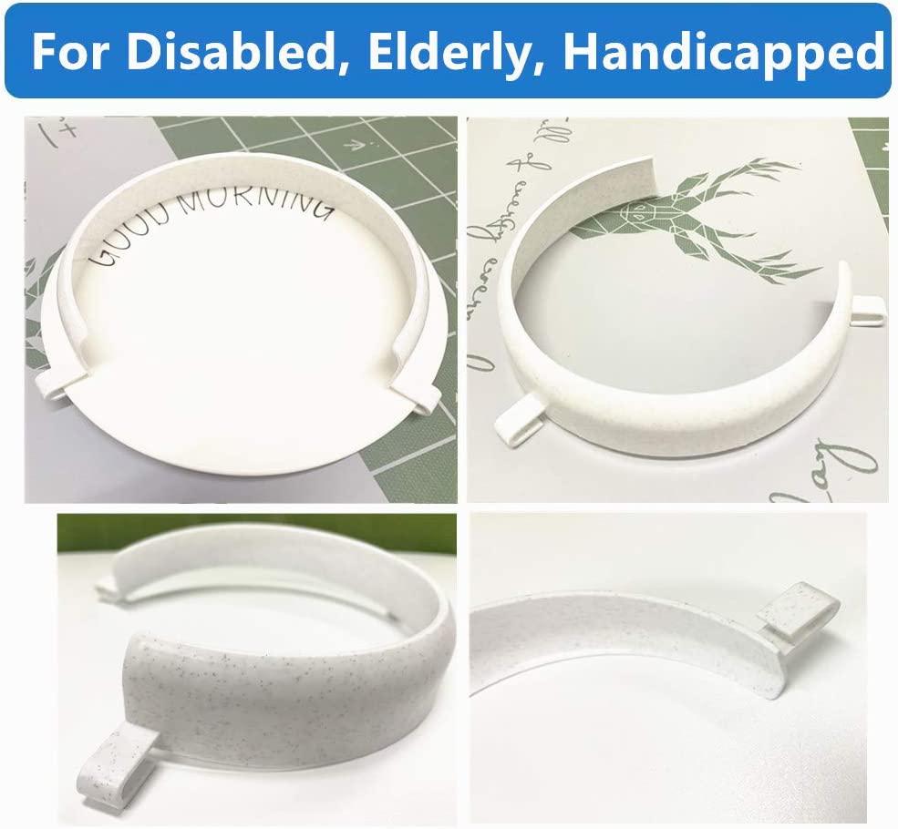 Plate Food Guard Clip-On for Parkinson's Patients - Spill Prevention ...